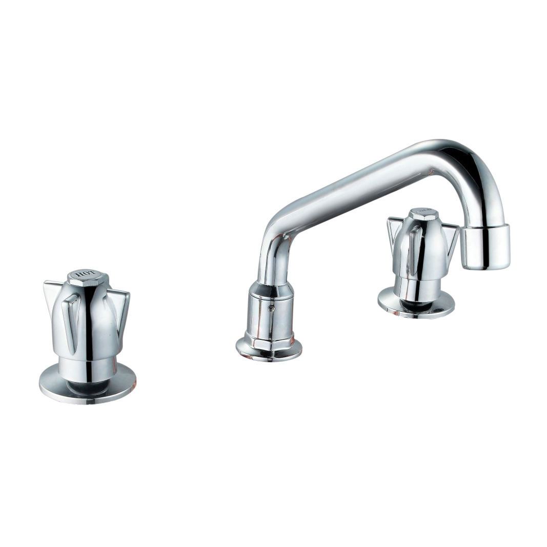 Chrome Forward Bowl Sink Set - Shaw & Mason