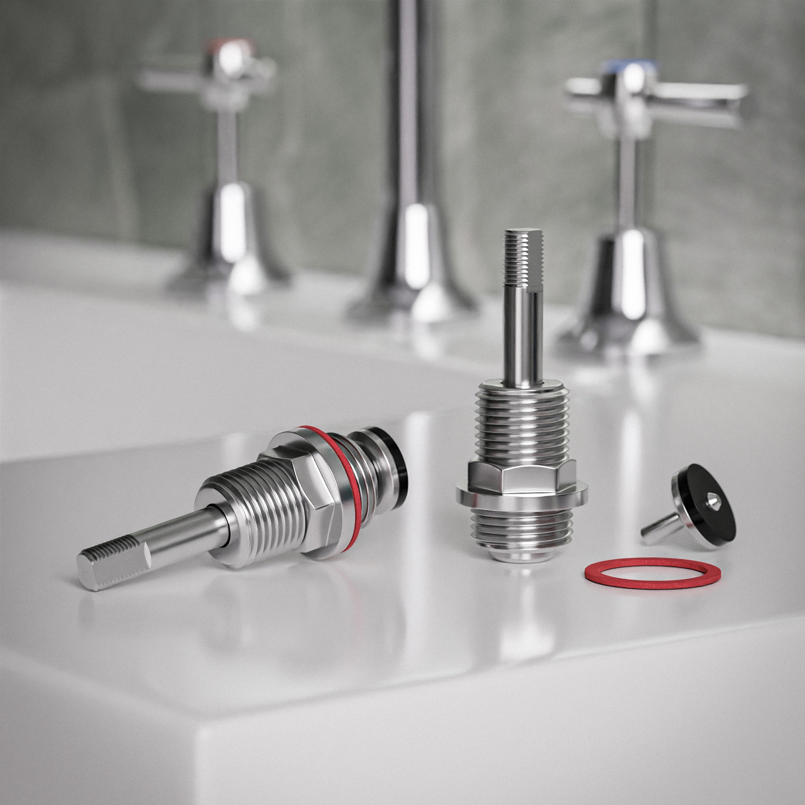 Stainless Steel Basin Spindle - Enduraseal