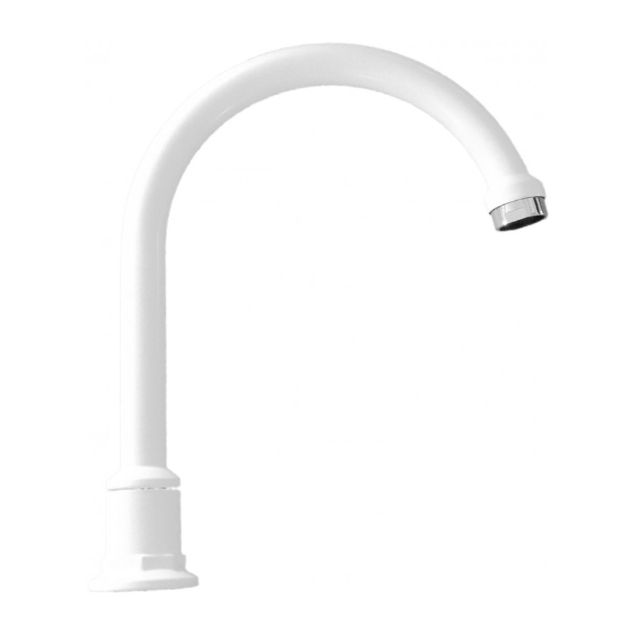 White Hob Spout - Shaw & Mason