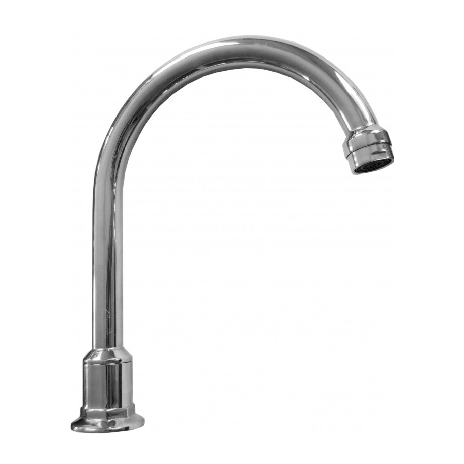 Chrome Swivel Hob Spout - Shaw & Mason