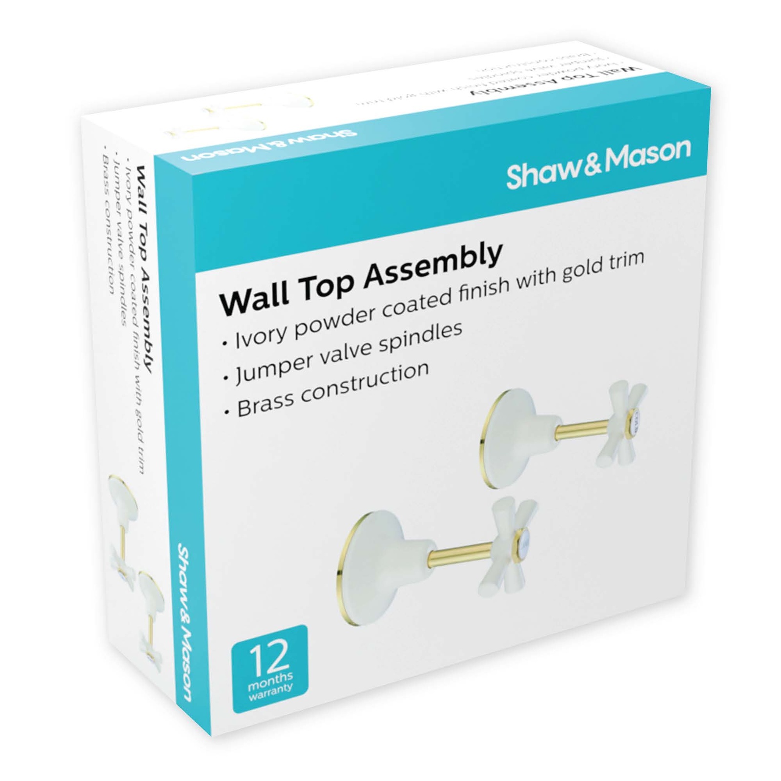 Ivory Wall Top Assembly - Shaw & Mason