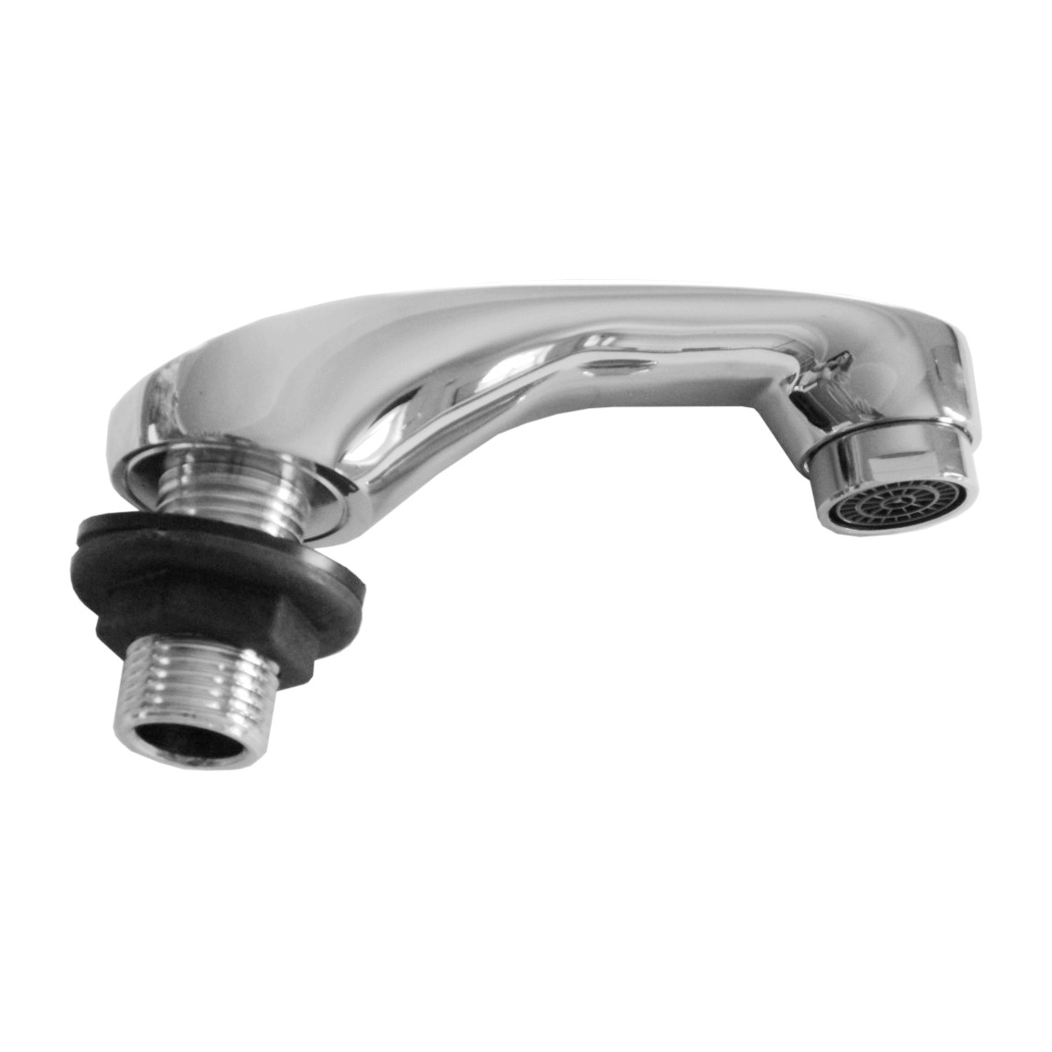Chrome Low Line Basin Spout - Shaw & Mason