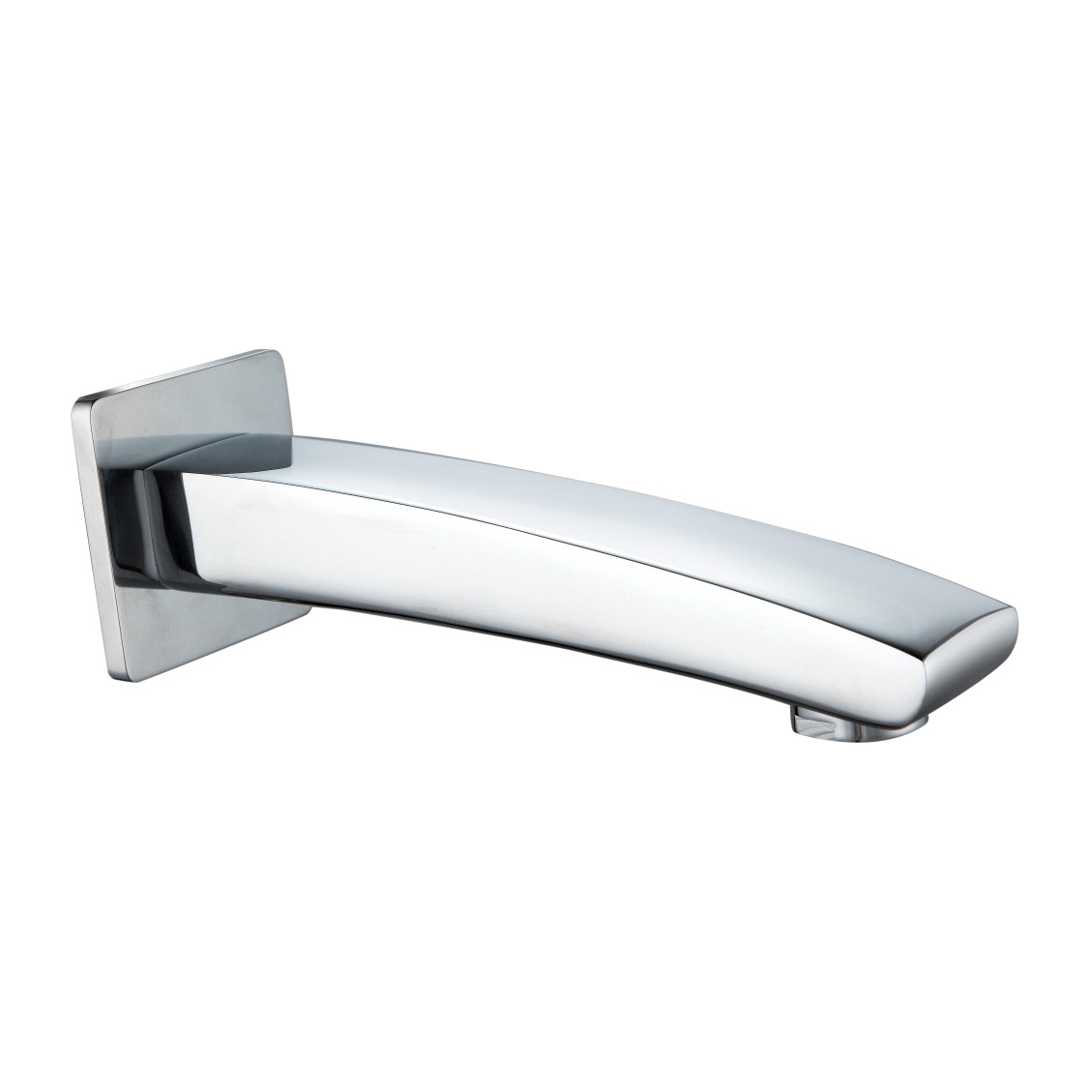 Chrome 165mm Designer Bath Spout - Shaw & Mason