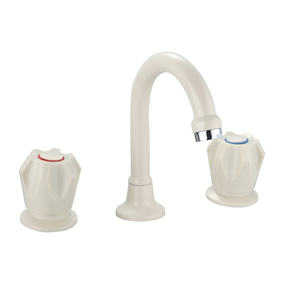Ivory Goose Neck Basin Set - Shaw & Mason