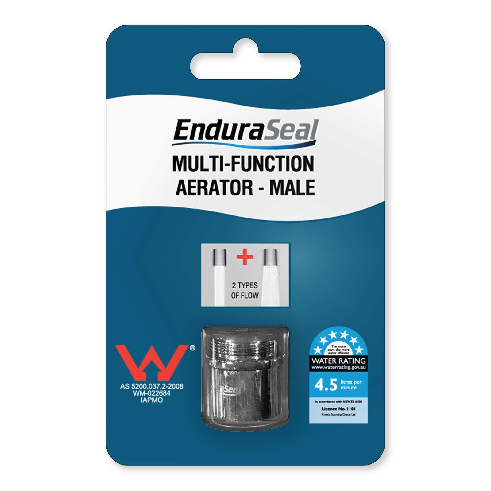 Chrome Male Multi-Function Aerator – Enduraseal